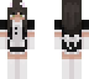 Cute Cat Girl Minecraft Skin