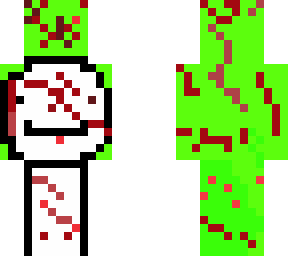 Dream but he is corrupt by the egg!! | Minecraft Skin