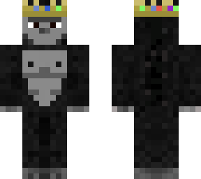 monkey with crown | Minecraft Skins