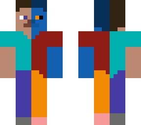 reverse steve colors | Minecraft Skins