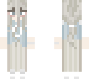 Messy Hair Cutie in Blue - Elf | Minecraft Skin