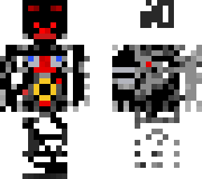 Blacktime Ennard Withered (Worthless Forgotten) | Minecraft Skin