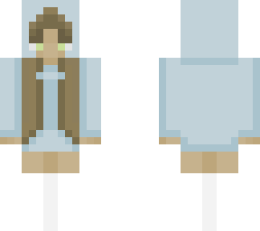 blue oversized hoodie | Minecraft Skin