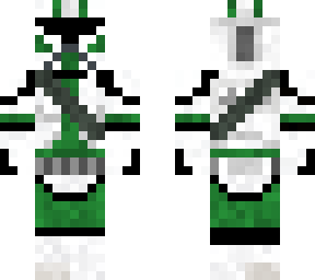 Commander Gree Phase 1 Clone trooper | Minecraft Skin