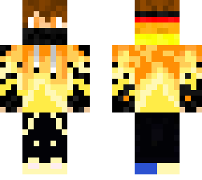 Fire boy skin | Minecraft Skin