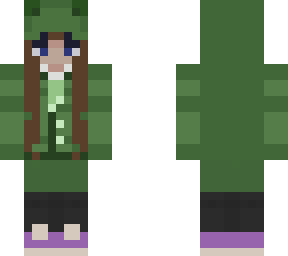 Frog Girl Suit | Minecraft Skin