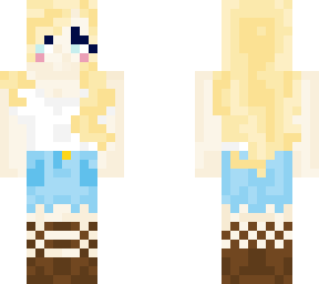Garota loira | Minecraft Skin