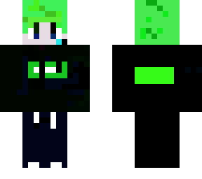 green gamer skin | Minecraft Skin