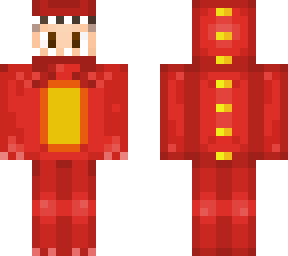 Red Dino | Minecraft Skin
