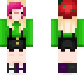 Strawberry girl | Minecraft Skin