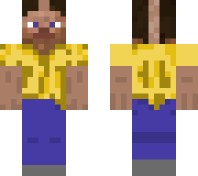 Yellow steve | Minecraft Skin