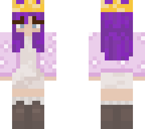 A Girl With a Pink Cardigan | Minecraft Skin
