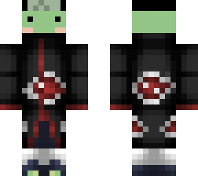 Akatsuki Frog with Leaf Village Headband | Minecraft Skin