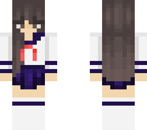 anime girl schoolgirl school | Minecraft Skins