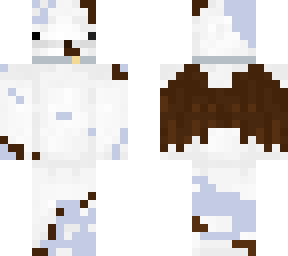 beluga whale x bat | Minecraft Skin