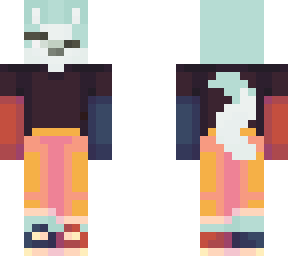 casper bna colour block | Minecraft Skin