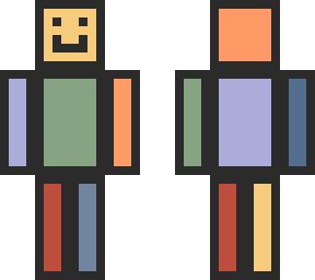 Colorblock Skin | Minecraft Skin