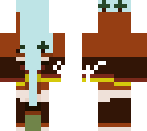 Mesa biome with dinosaur bones | Minecraft Skin