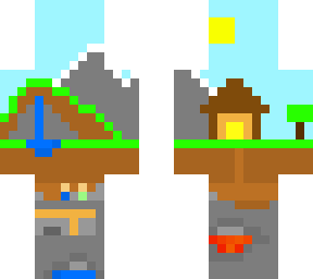 Overworld Pixel Art | Minecraft Skin
