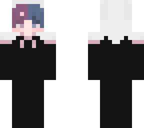 split dyed hello kitty cape | Minecraft Skin