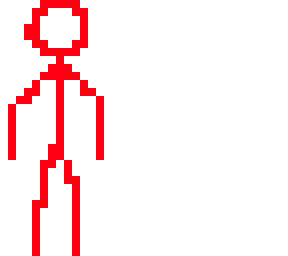 stickman rojo | Minecraft Skin