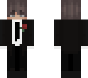 suit rose | Minecraft Skin