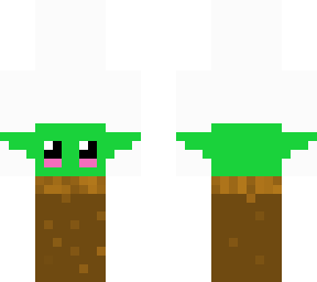 Baby Yoda Being Cute Minecraft Skins