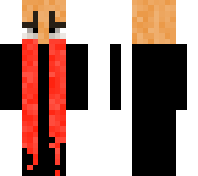 BLEEDING EYES MY FIRST SKIN I MADE LOL | Minecraft Skin