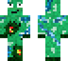Green smug guy | Minecraft Skin