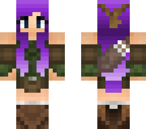 Purple elf | Minecraft Skin