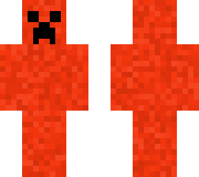 Red Creeper Man | Minecraft Skin