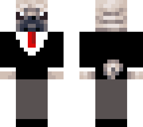 tuxedo pug | Minecraft Skin