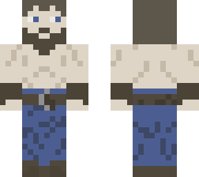 Age of Empires Blue Villager | Minecraft Skin