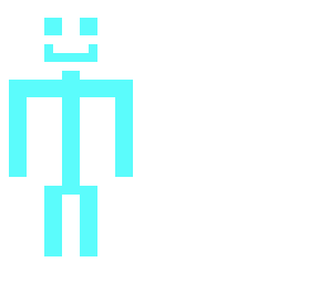 blue stickman | Minecraft Skin