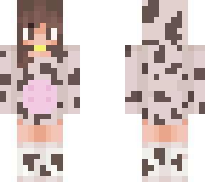 Cute Cow Girl | Minecraft Skin
