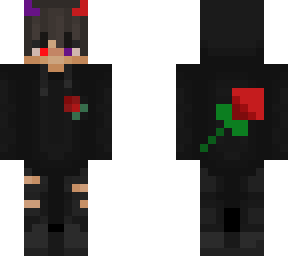 half red half purple | Minecraft Skin
