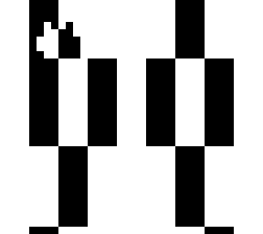Negative man | Minecraft Skin