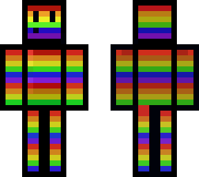 rainbow meep | Minecraft Skin