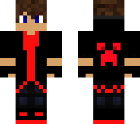 red gamer skin | Minecraft Skin