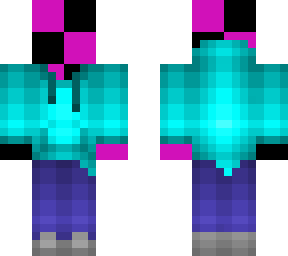 Russisko Untextured steve hoodie | Minecraft Skin