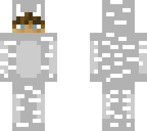 white camo w/ horns creds to phoodu | Minecraft Skin