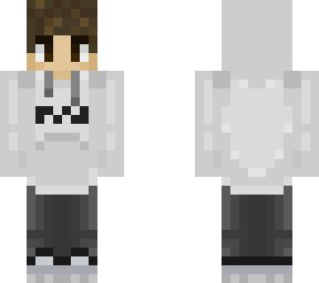 WHITE HOODIE | Minecraft Skin