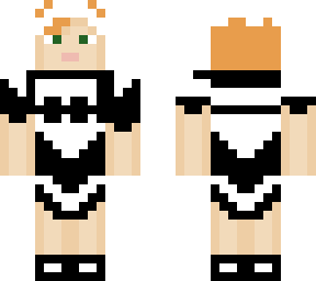 Alex In A Maid Outfit | Minecraft Skin