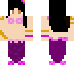 Aphmau Mermaid (made for Aphmau) by:liliah2789@gmail.com | Minecraft Skin