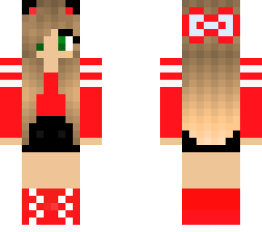 Cheerleader Girl | Minecraft Skin