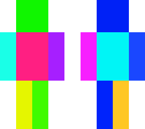 colorful skin | Minecraft Skin