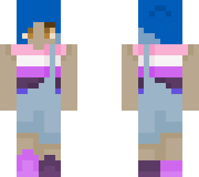 Genderfluid pride | Minecraft Skin