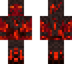Ragged Magma Soldier | Minecraft Skin