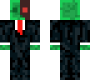 slime in suit cyborg | Minecraft Skin