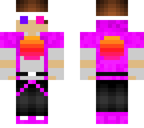 Synthwave Gamer Boy | Minecraft Skin